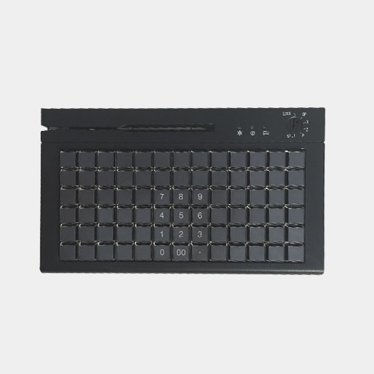 Teclado programable 3nStar KB78M 78 teclas con lector de banda magnetica - Digital Crams